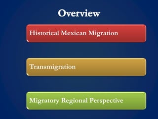 Mexican Migration-First Part | PPTX