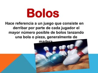 Bolos | PPTX