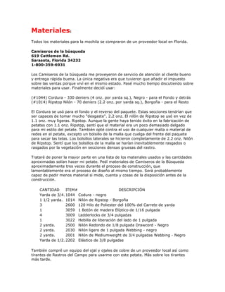 como hacer un morral | DOCX