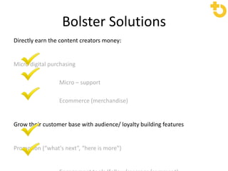 Bolster Project | PPTX