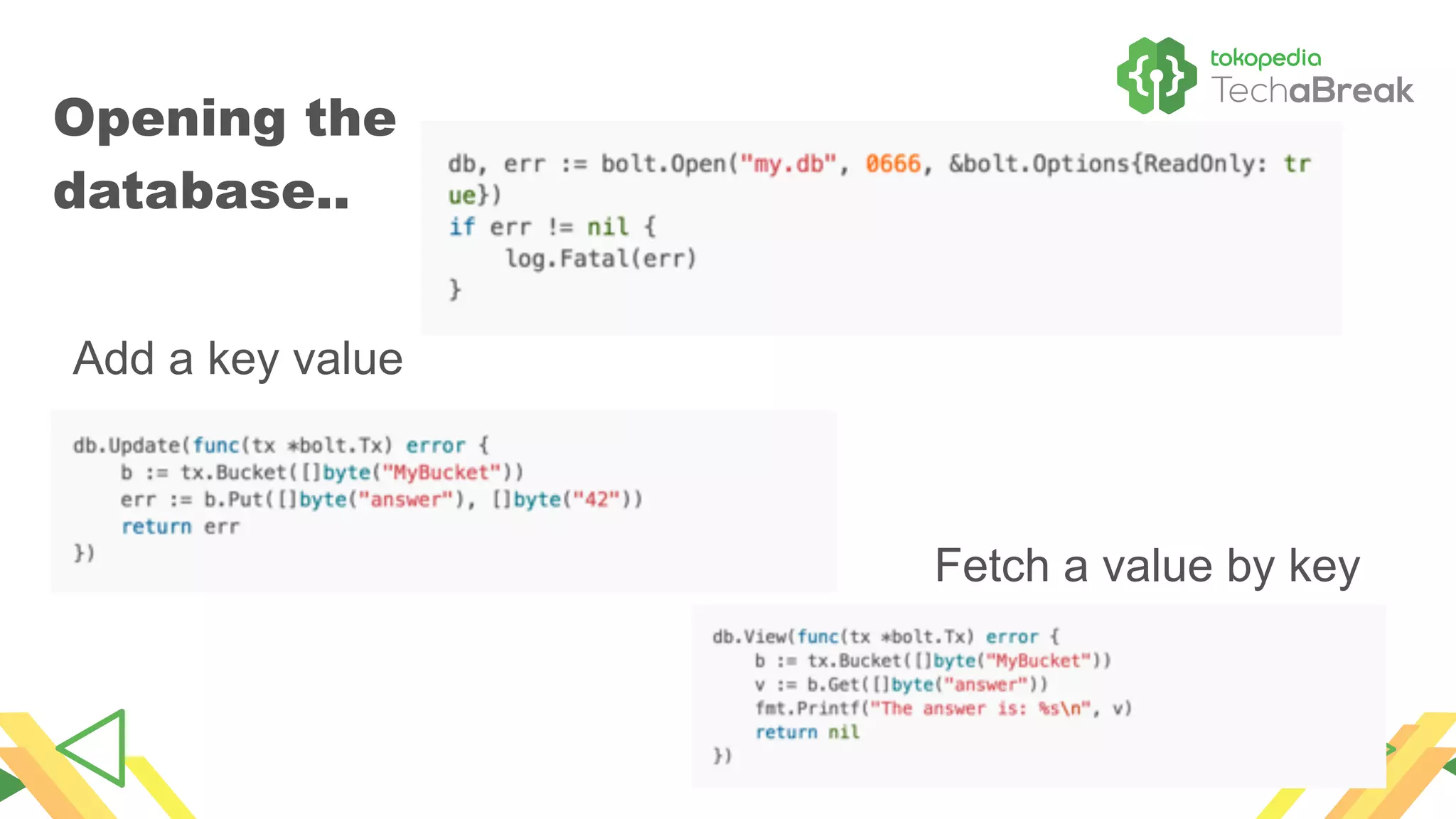 Boltdb - an embedded key value database | PDF