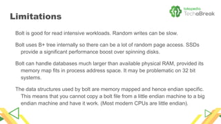 Boltdb - an embedded key value database | PPT