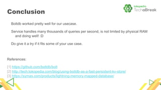 Boltdb - an embedded key value database | PPT