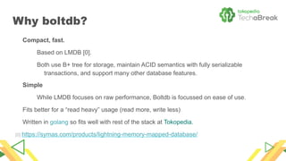Boltdb - an embedded key value database | PPT