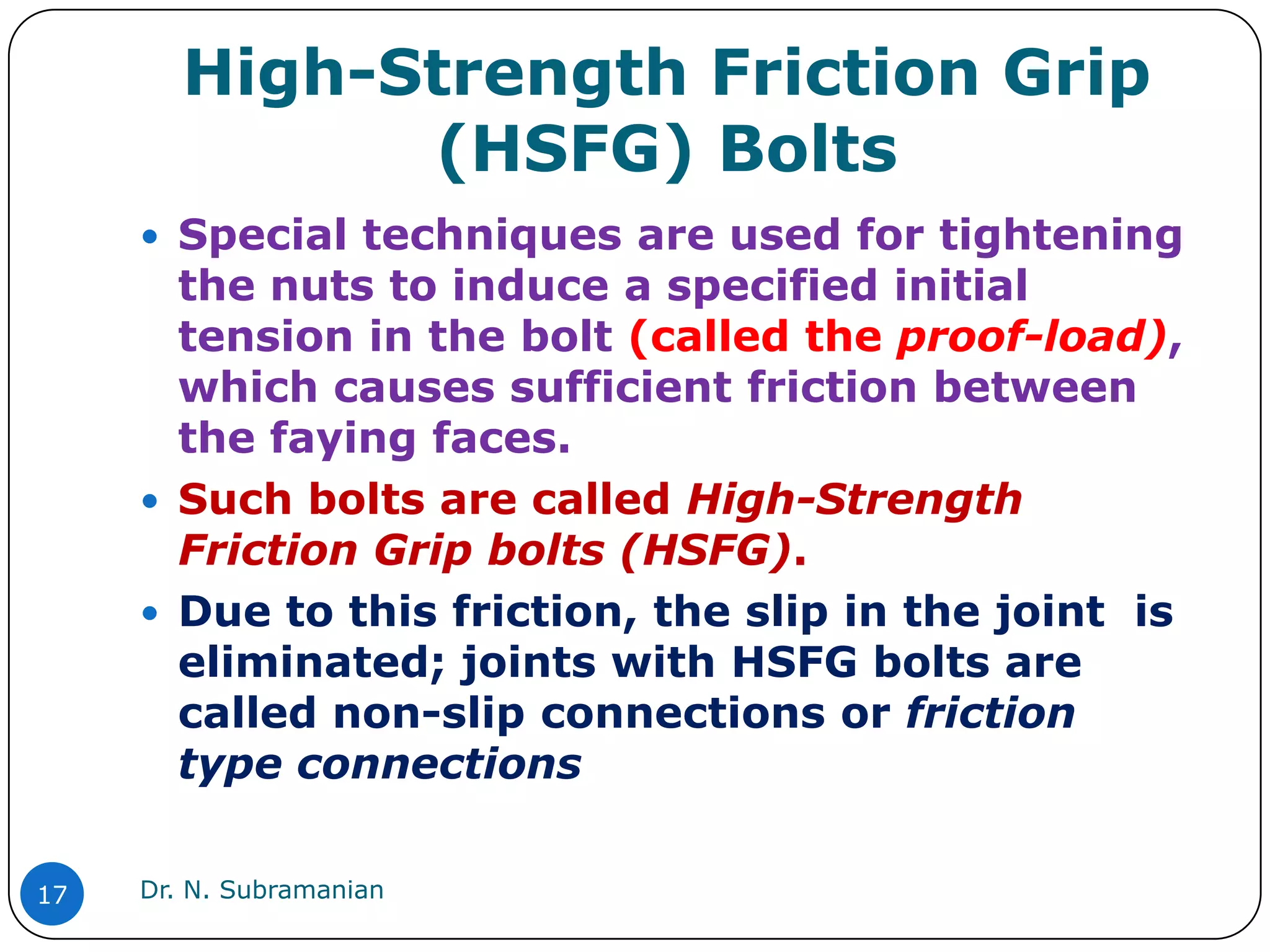 Bolted connections | PPTX