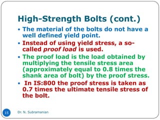 Bolted connections | PPTX