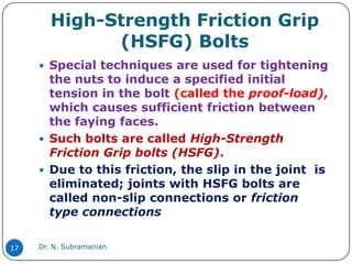 Bolted connections | PPTX
