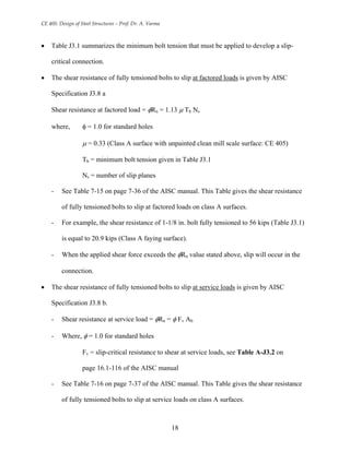 Bolted connections | PDF