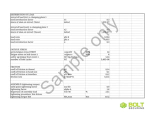 Bolted joint design | PDF