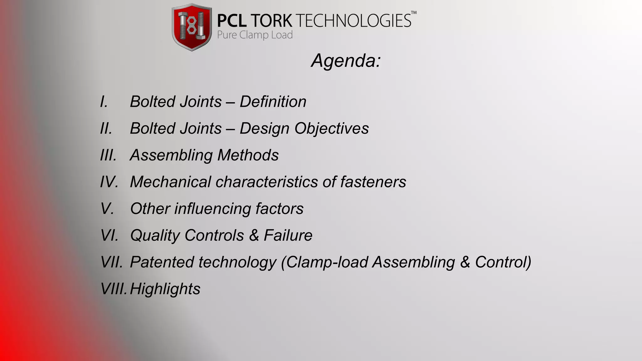 Bolted joints training slides | PDF