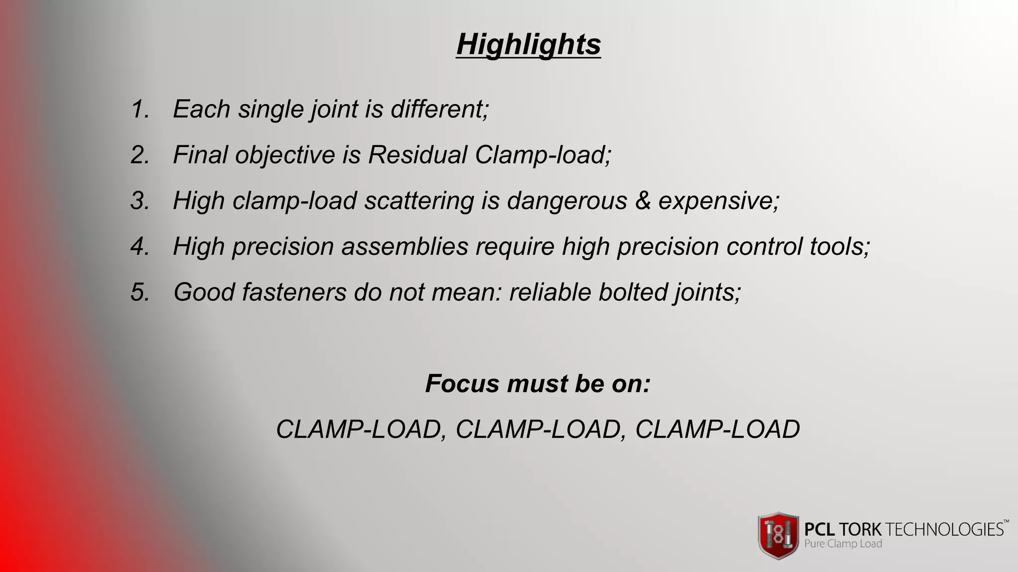 Bolted joints training slides | PDF