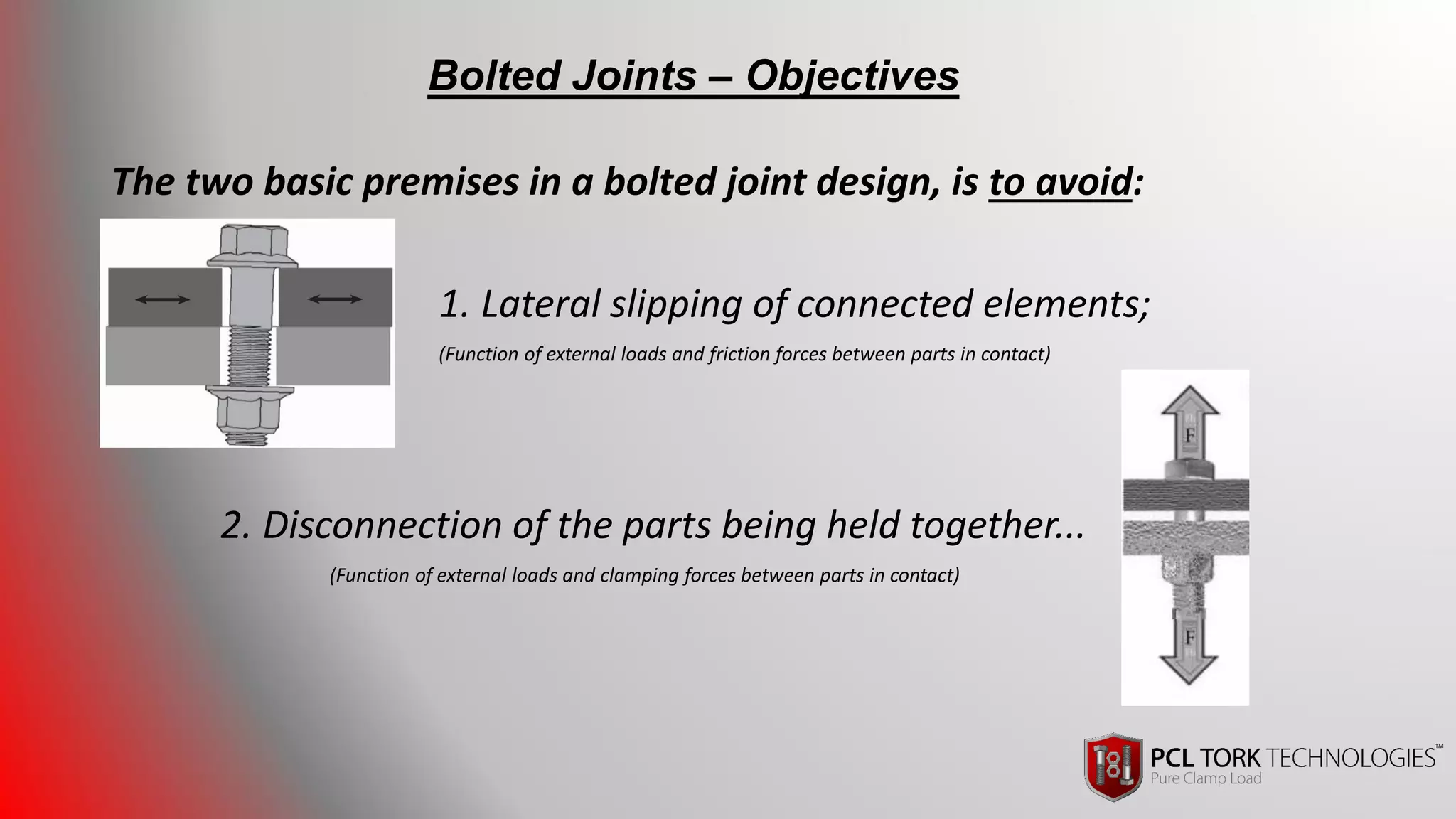 Bolted joints training slides | PDF