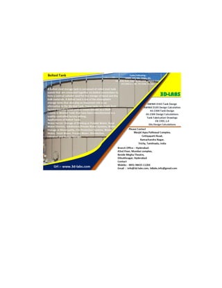 bolted tank design code | PDF