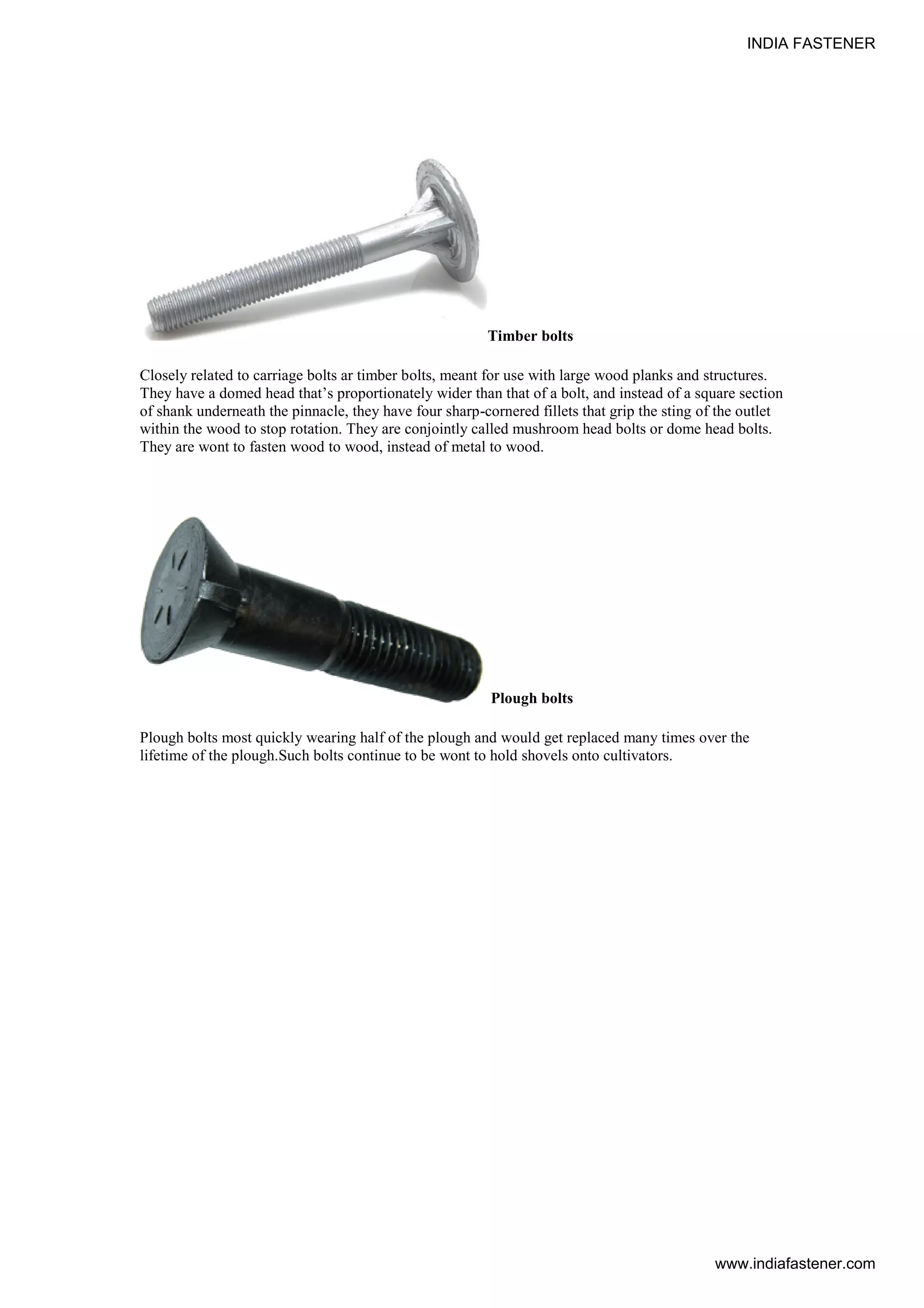 Bolt fastener | PDF
