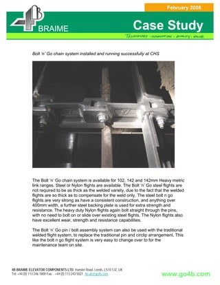 Bolt n Go chain and flight system Case Study | PDF