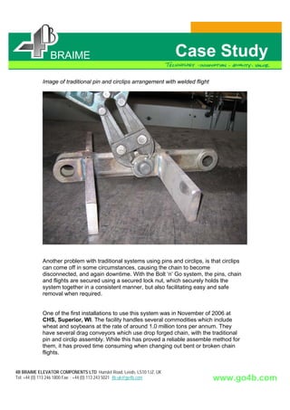 Bolt n go Chain and Flight system for Drop Forged Chains - CASE STUDY ...