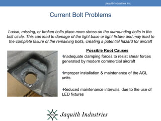 In-Pavement AGL Bolt Problems: A Review | PPT