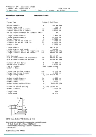 Bolt torque calculation as per ASME Section VIII Div. 1. | PDF