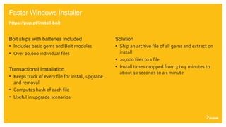Bolt on Windows - James Pogran | PPTX