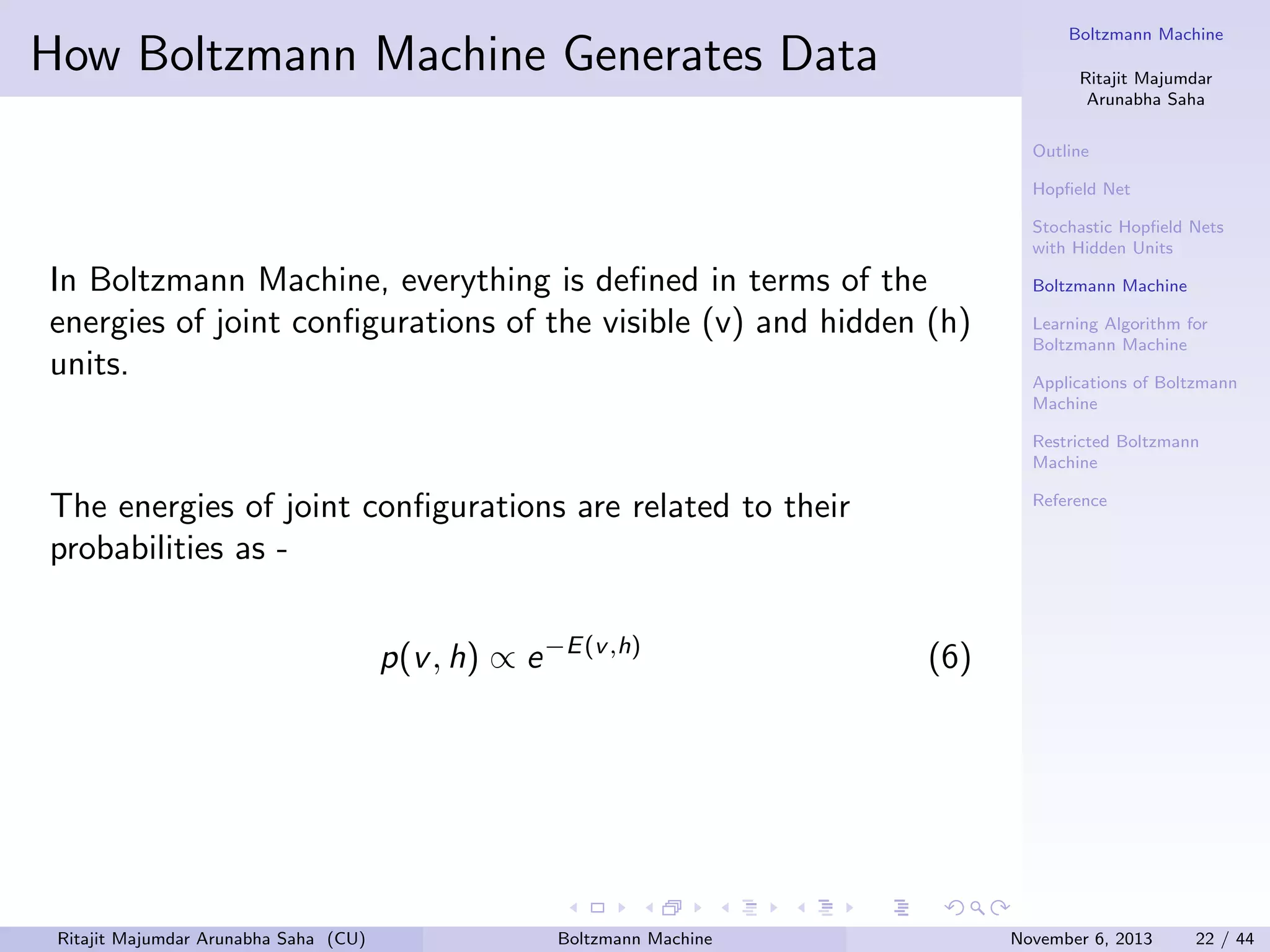 Brief Introduction to Boltzmann Machine | PDF