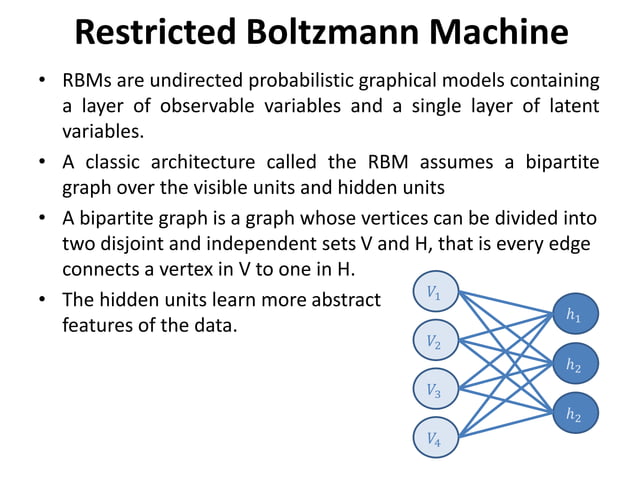 Boltzmann Machines in Deep learning and machine learning also used for training the models. | PPT