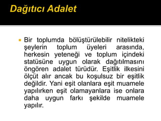 Bölüşüm Adaleti | PDF