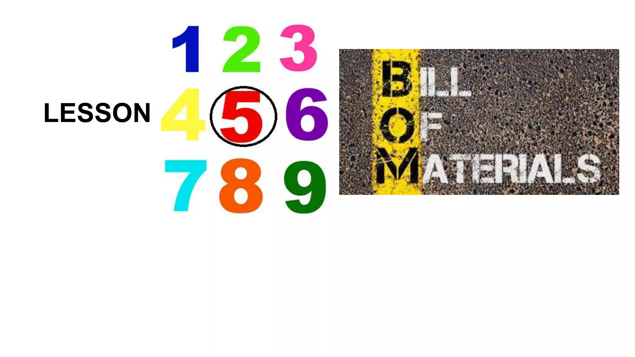 Bill of Material | PPTX