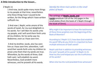 2013 Book of Mormon : Chapter 10 (Institute Lesson by hgellor) | PPT