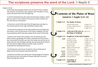 2013 Book of Mormon - Chapter 2 (Institute Lesson by hgellor) | PPT