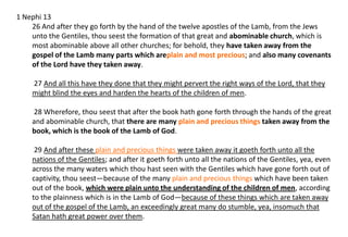 2013 Book of Mormon: Chapter 4 (Institute Lesson by hgellor) | PPTX