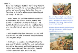 2013 Book of Mormon: Chapter 5 (Institute Lesson by hgellor) | PPT