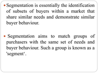 BASICS OF MARKETING - Unit-2- Osmania University | PPT