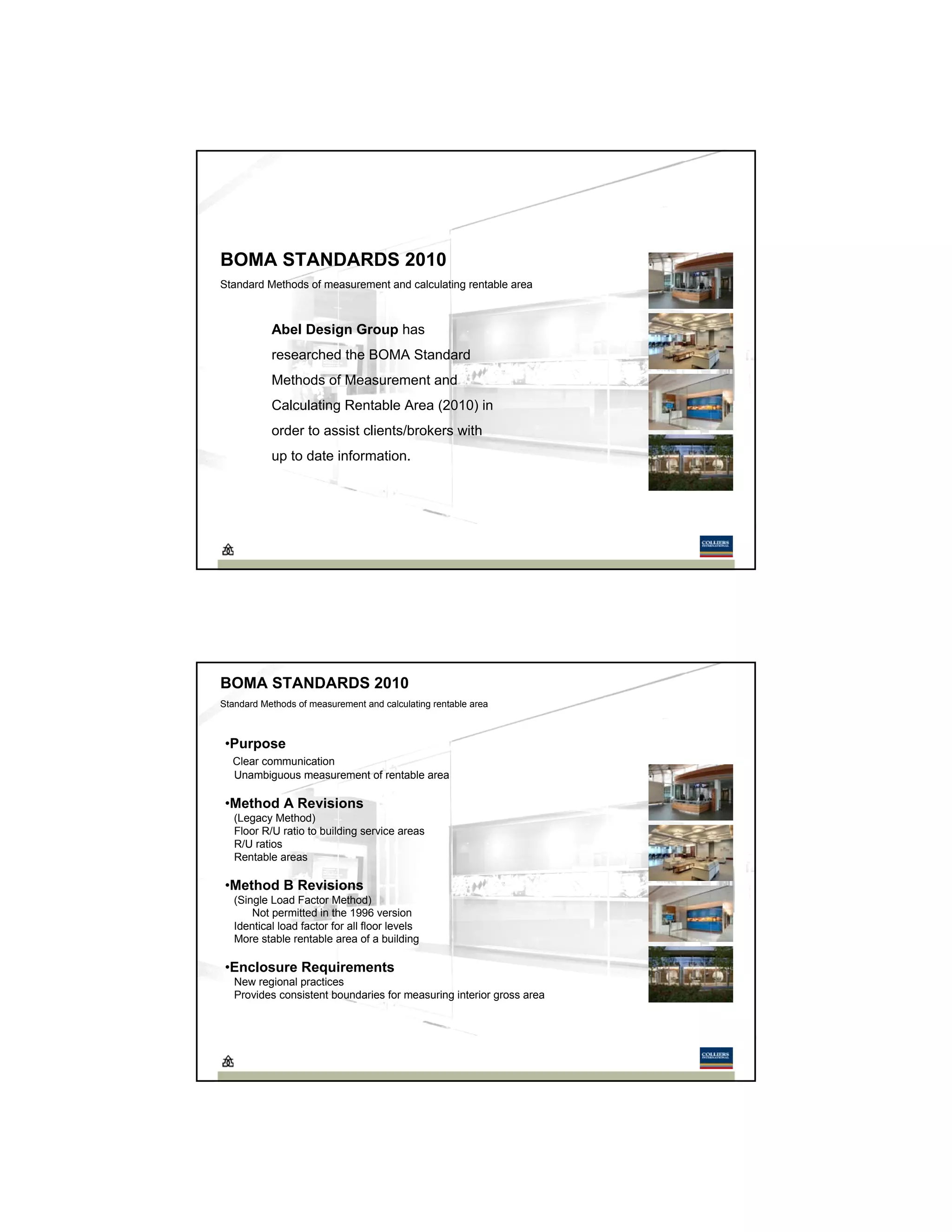 Boma standards-update | PDF