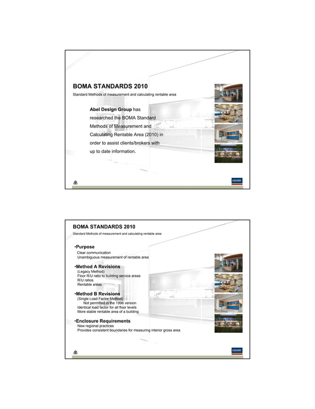 Boma standards-update | PDF | Developmental Sites | Real Estate