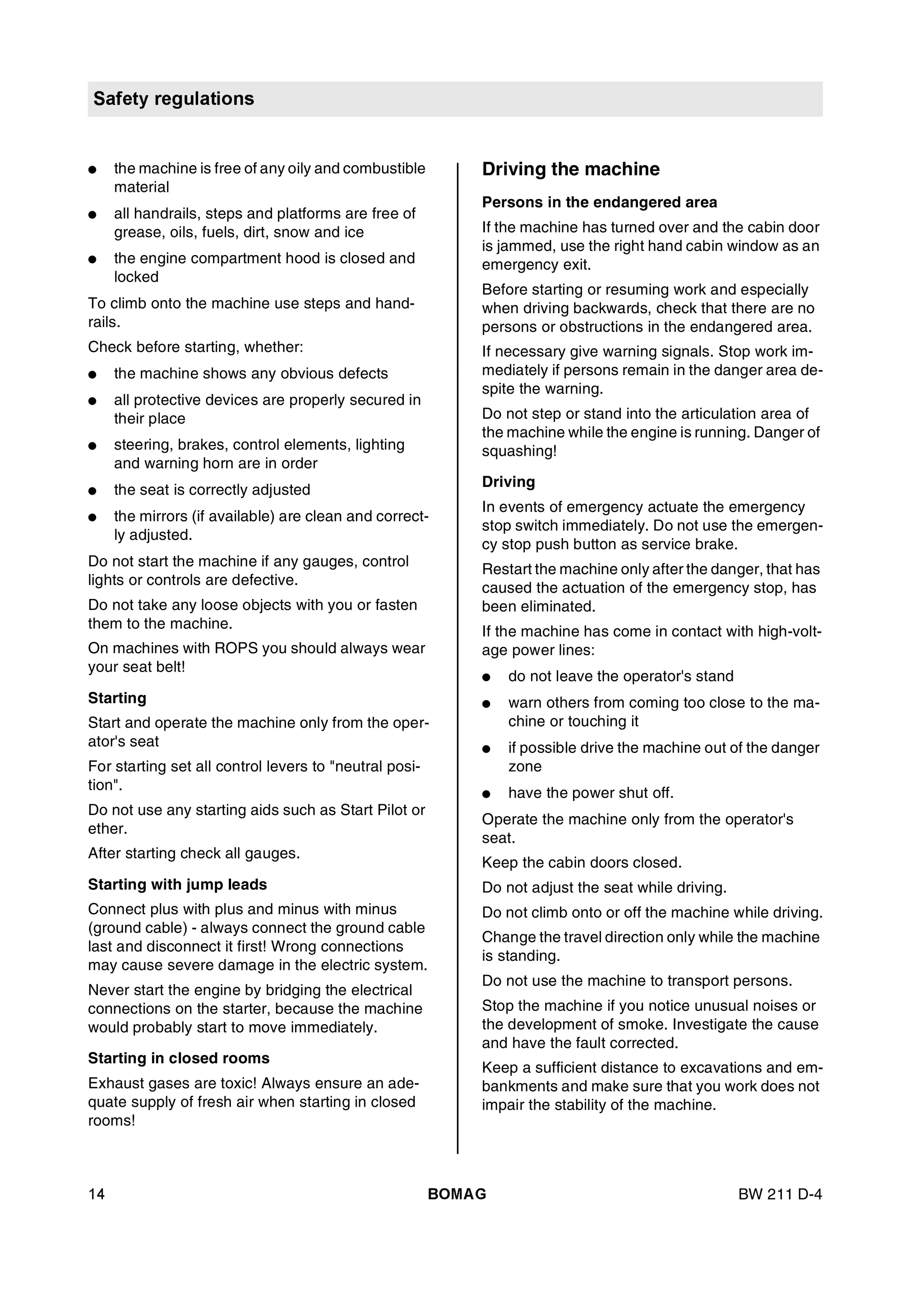Bomag bw 211 d 4 single drum roller service repair manual | PDF