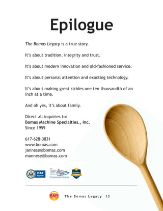 The Bomas Legacy - A Machining of Ceramics Story for Materials ...