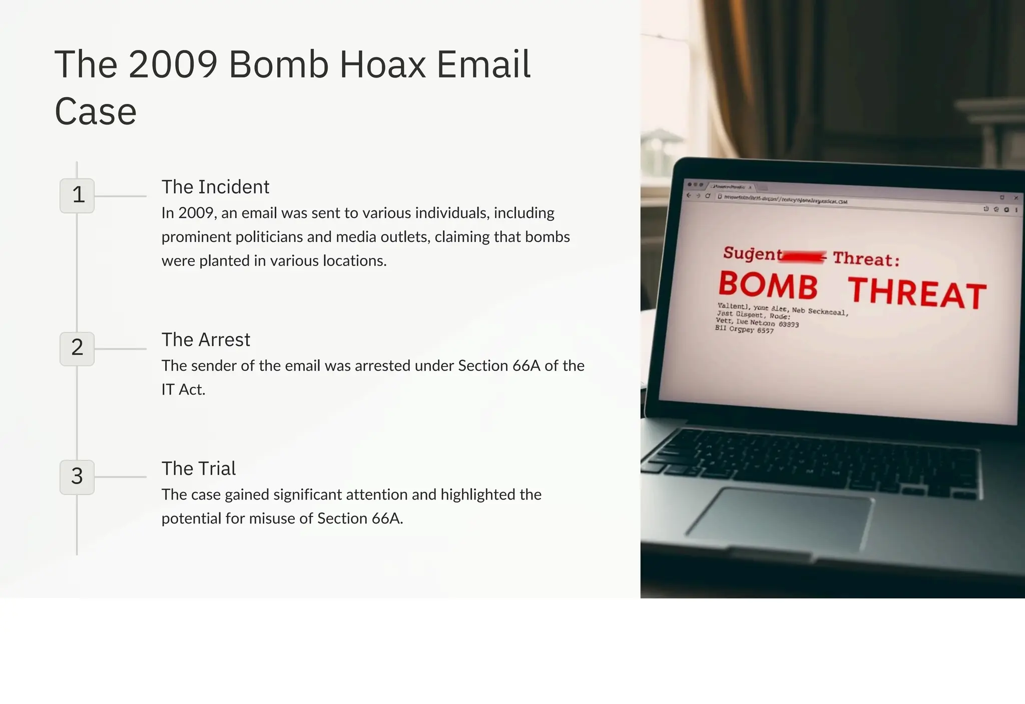BOMB HOAX MAIL A Case Study - A legal zombie | PDF