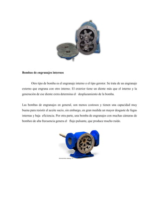 Bomba de engranajes | PDF
