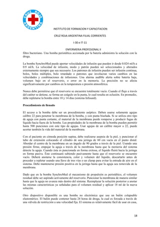 Bomba de infusion sistemas de infusión | PDF