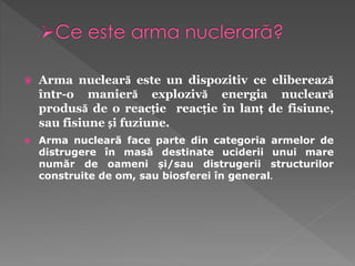 Bomba Nucleară | PPTX