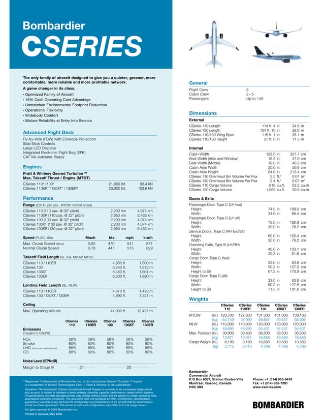 Bombardier CSeries Pilot Training | PDF | Air Travel | Travel Type