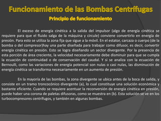 BOMBAS CENTRÍFUGAS - POR: ALVARO CORDERO | PPT