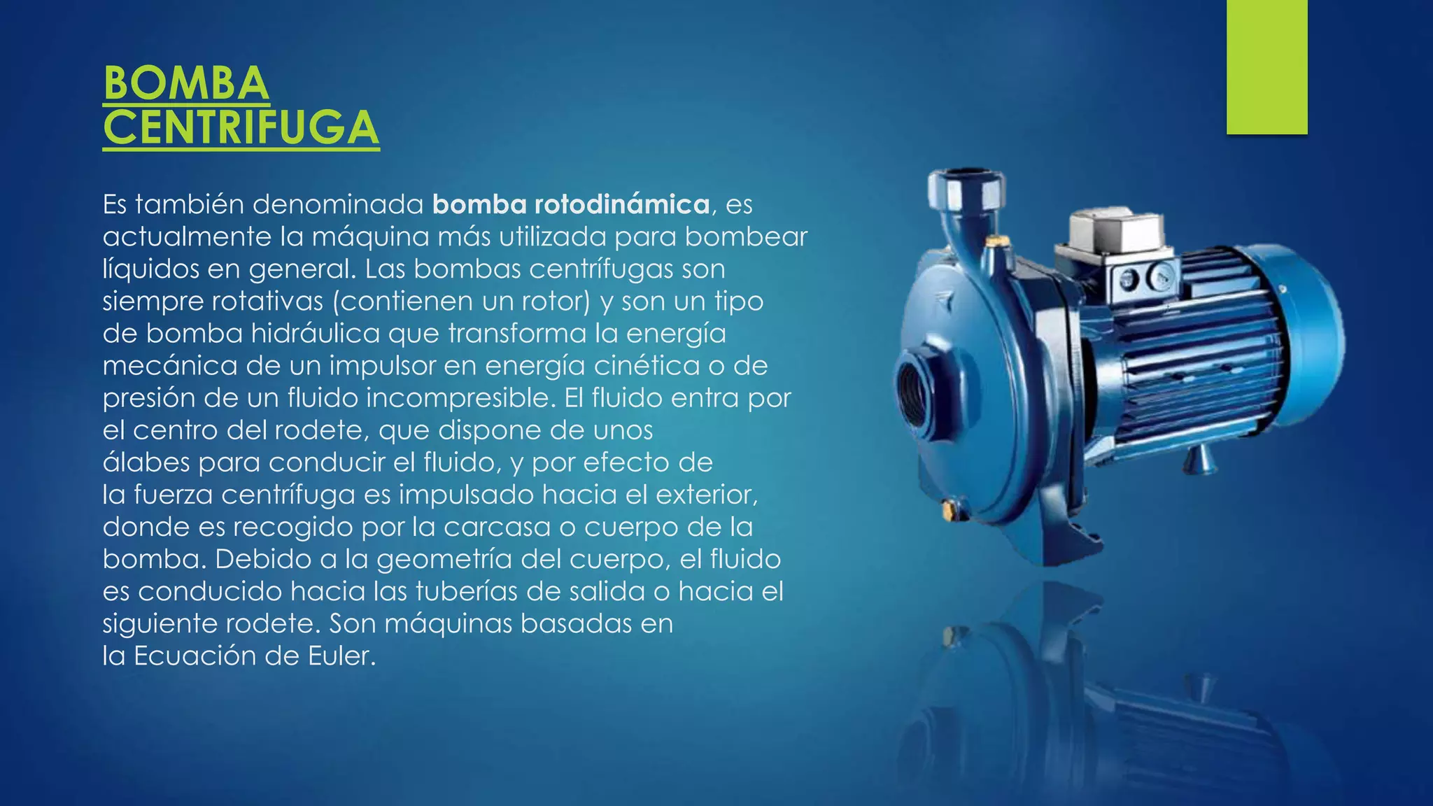 Bombas centrifugas | PPTX
