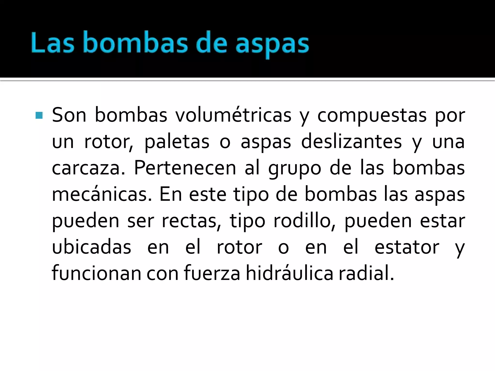 Bombas de aspas flexibles | PPTX