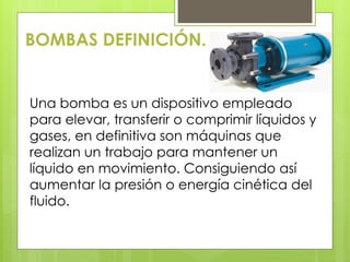 BOMBAS HIDRAULICAS PARA SUMINISTRO DE AGUA.ppt