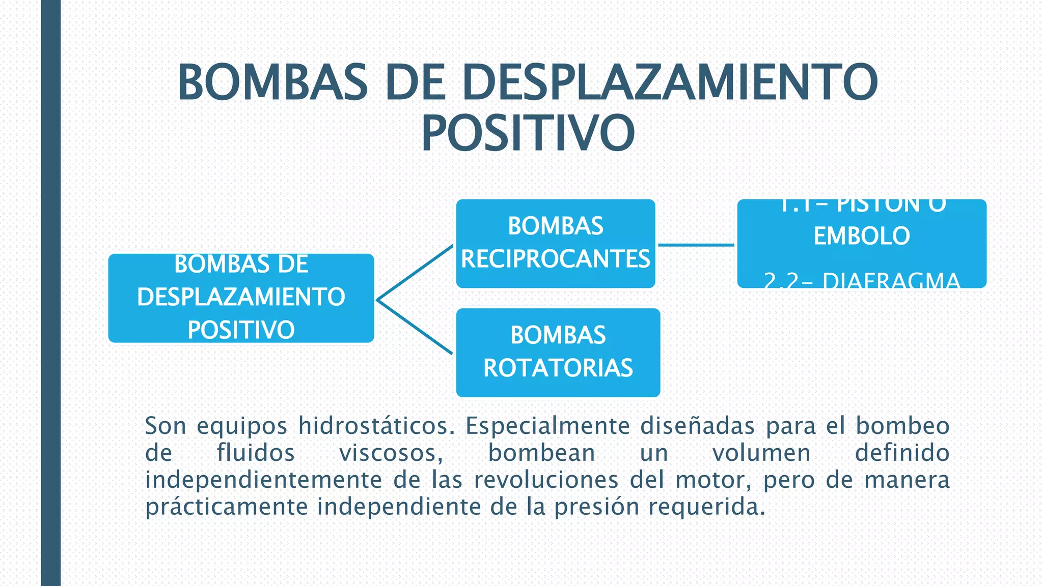 Bombas reciprocantes de piston embolo | PPTX