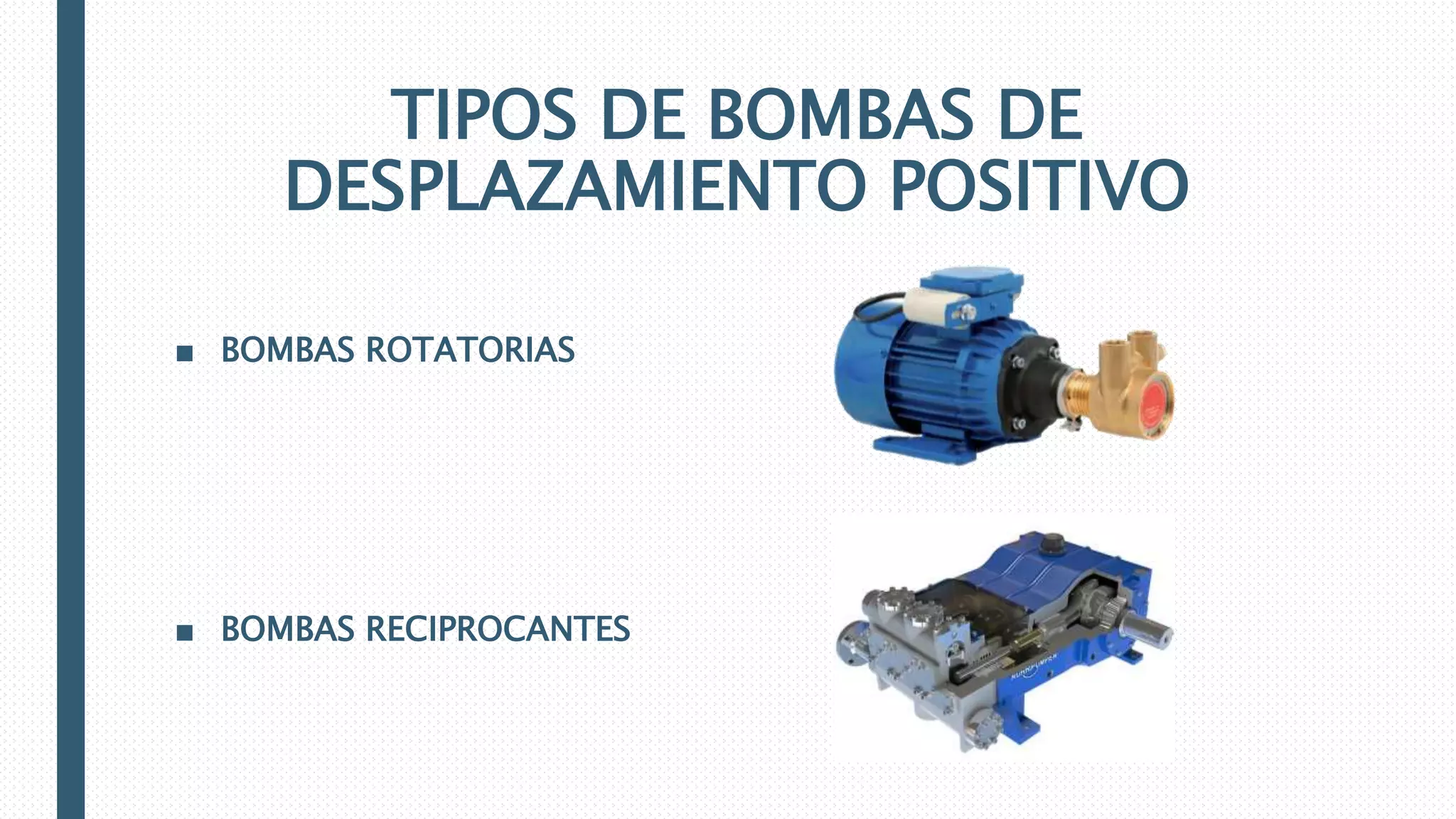 Bombas reciprocantes de piston embolo | PPTX