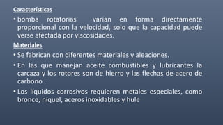 Bombas rotatorias | PPTX