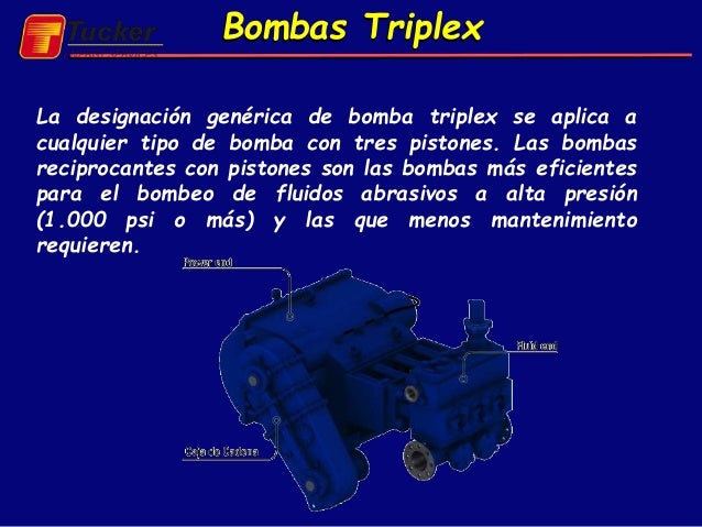 Bombas triplex