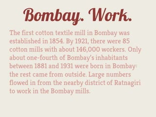 Bombay | PPTX | Rail Travel | Travel Type